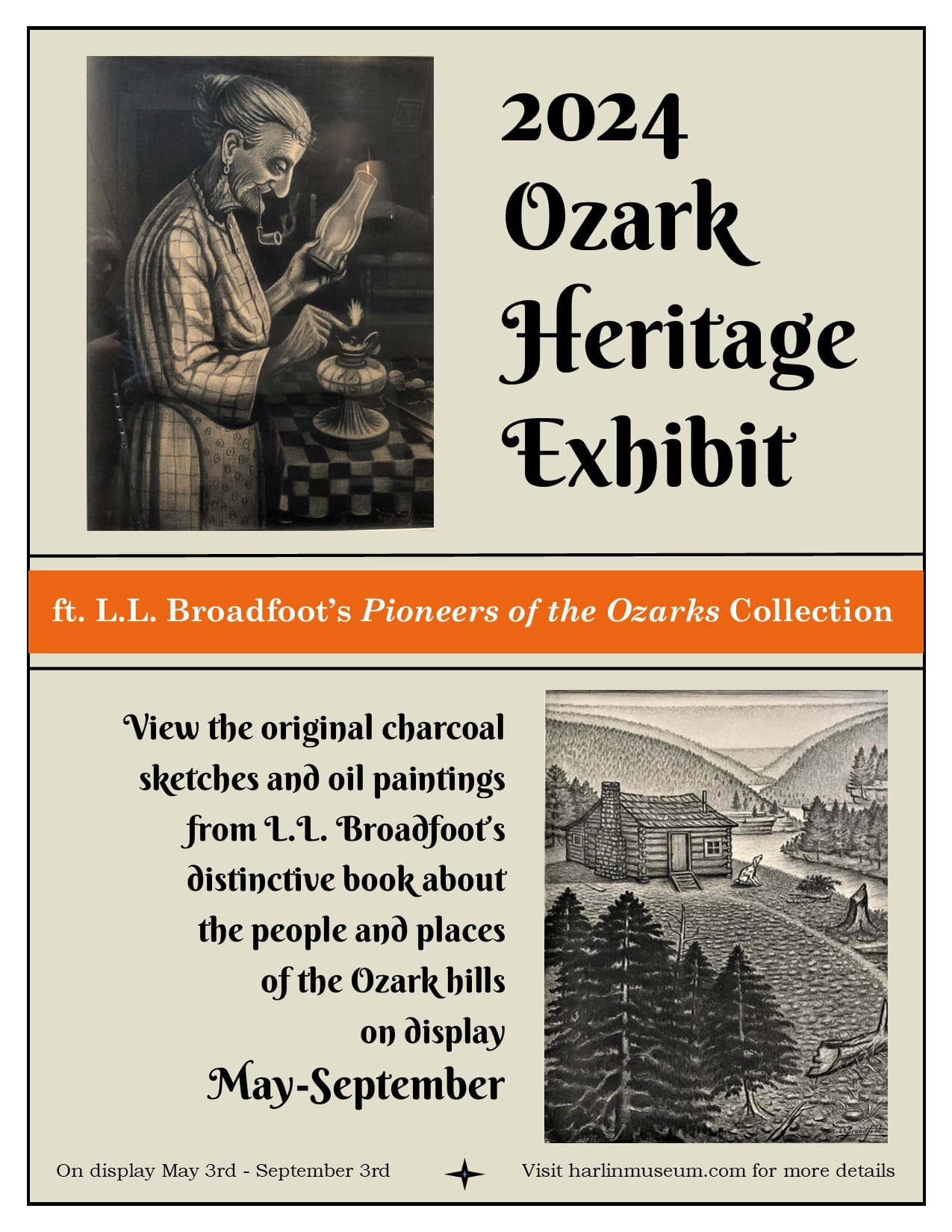 Ozark Heritage Exhibit featuring the Works of L.L. Broadfoot